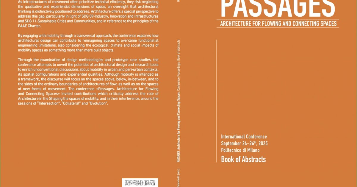 Book of Abstracts » Conference Proceedings » Passages